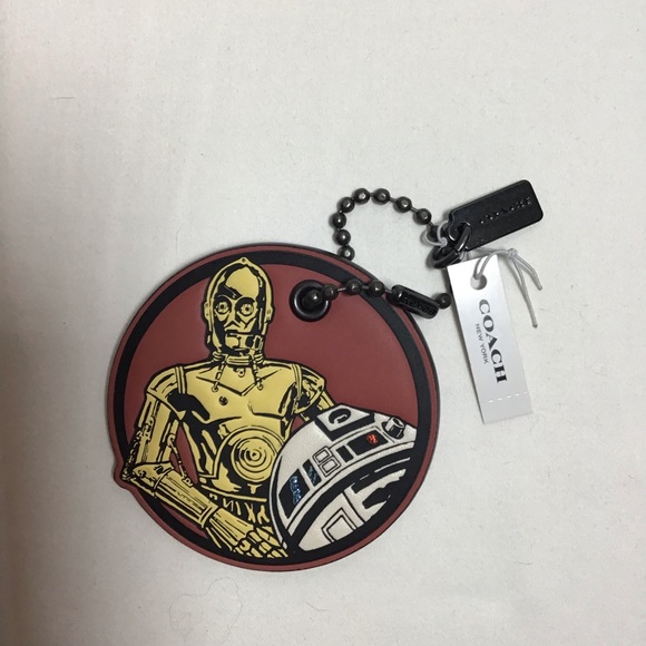 Coach | Bags | Coach X Star Wars R2d2 C3po Bag Charm Tag New | Poshmark